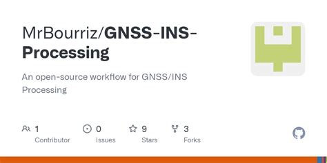 Github Mrbourrizgnss Ins Processing An Open Source Workflow For