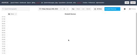 Schedule Dashboard Avaros
