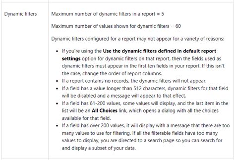 dynamic filter field not available qrew discussions