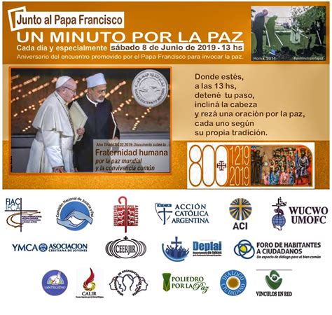 Unámonos en un Minuto por la Paz Infobae