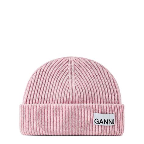 Ganni Oversized Beanie Women Beanies Flannels