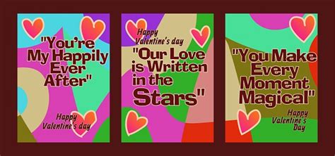 추상적인 파스텔 배경의 로맨틱한 발렌타인 카드 팩 발렌타인 데이 인사말 카드의 집합 샘플 텍스트 빨간 하트 및 추상적 배경 템플릿 벡터 일러스트 레이 션 광고에 대한 스톡
