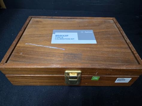 Agilent 85032f 50ohm Type N Calibration Kit 7273 Ebay