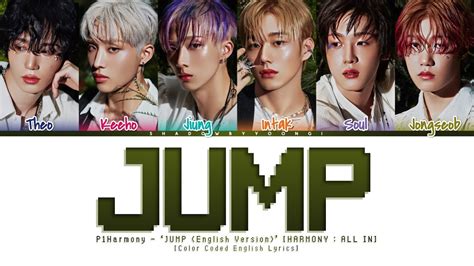 P1harmony Jump English Version Lyrics Color Codedeng