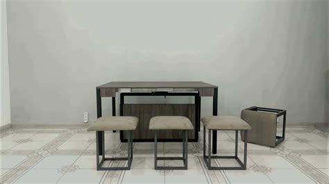 Simple 230 տրանսֆորմեր գրասեղան ճաշասեղան Doym Transformer Table Flexi Puf Բացվող սեղան