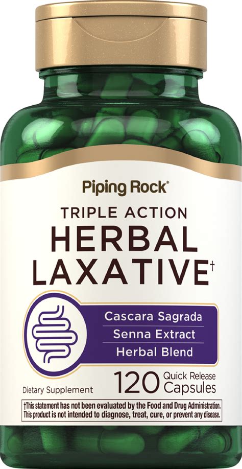 Herbal Laxative Triple Action 120 Capsules Benefits And Reviews