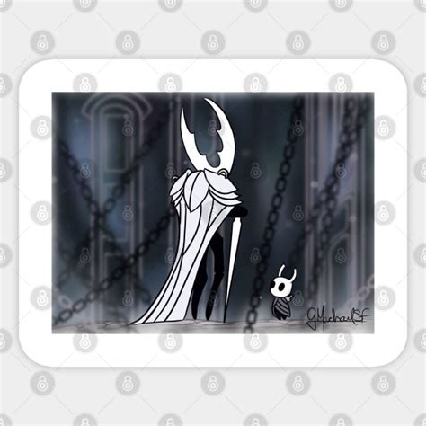 Hollow Knight Pure Vessel Fan Art Hollow Knight Game Sticker