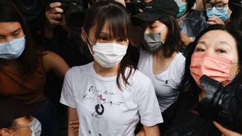 Hong Kong Activist Agnes Chow Released From Prison Bbc News