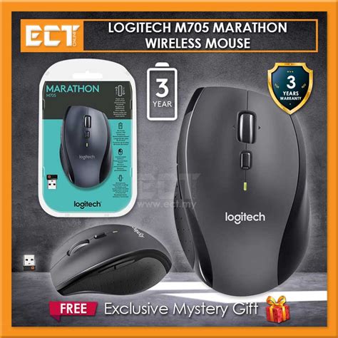 Genuine Logitech M705 Marathon Wireless Mouse Shopee Malaysia
