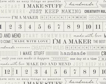 Popular Items For Text Print Fabric On Etsy
