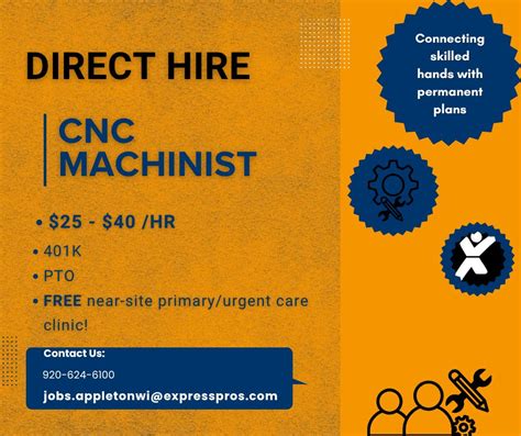 Now Hiring Cnc Machinist Direct Hire Opportunity Join A Company That… Express Employment