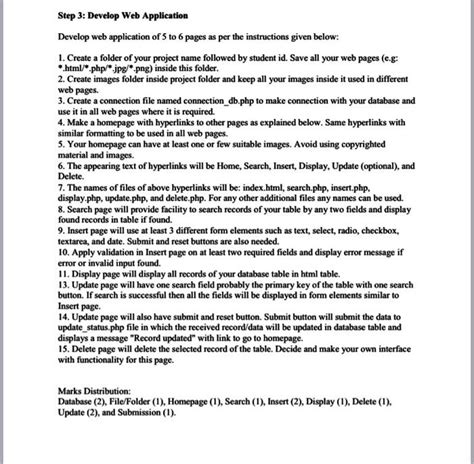 Solved Step 3 Develop Web Application Develop Web