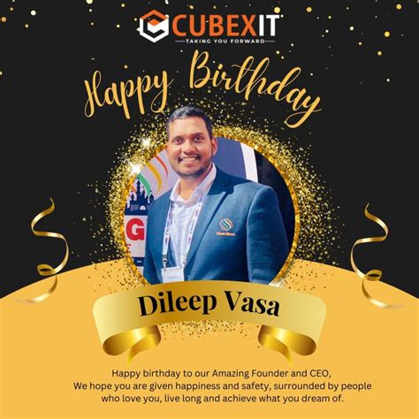 Cubexit Inc On Linkedin Cubexit Birthday Ceo Founder Happybirthday