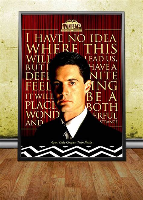 Dale Coopertwin Peaks Tv Show Inspirational Quote Printable Instant Download Redblack Poster