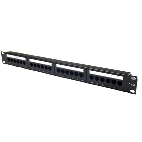 Patch Panel Cat6 24 Portas Com Guia Traseira Shopee Brasil