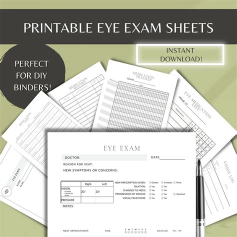 Printable Eye Exam