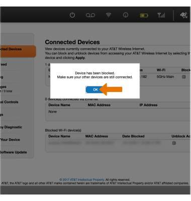 AT T Wireless Internet MF279 Block Unblock Wi Fi Devices AT T