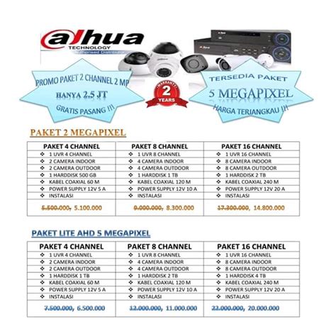 Contoh Brosur Pemasangan Cctv