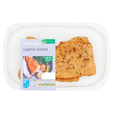 Waitrose Lightly Dusted Cod Fillets Ocado
