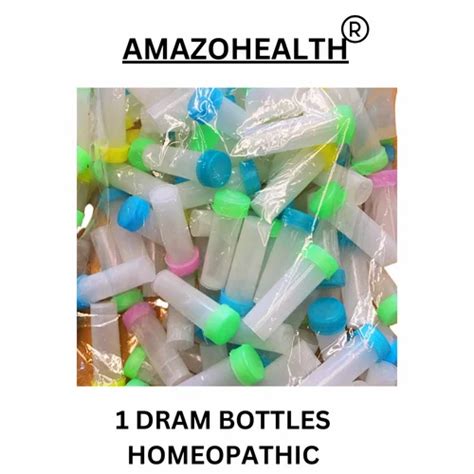 2 Dram Plastic Homeopathic Medicine Bottles At ₹ 160 Pack Homeopathic Plastic Bottles In
