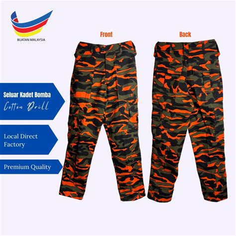 Seluar Uniform Kadet Bombaseluar Celorenguniform Persatuan Shopee