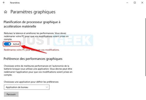 Windows 10 Activer La Planification GPU Pour De Meilleures