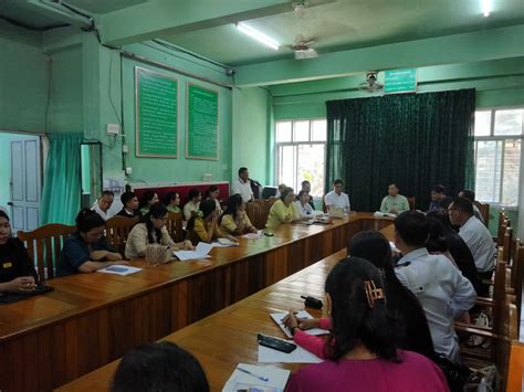 ပုဇွန်တောင်မြို့နယ်တွင် ဌာနဆိုင်ရာများ၊ ရပ်ကွက်အုပ်ချုပ်ရေးမှူးများနှင့် လုပ်ငန်းညှိနှိုင်းအစည