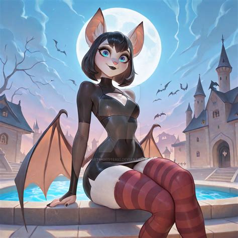 Mavis Bat Posing In A Swimsuit On The Moon By Martsignister95 On Deviantart
