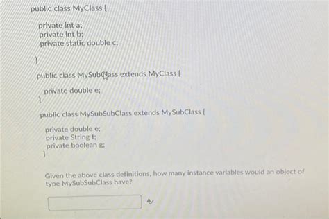 solved public class myclass { private int a private int b