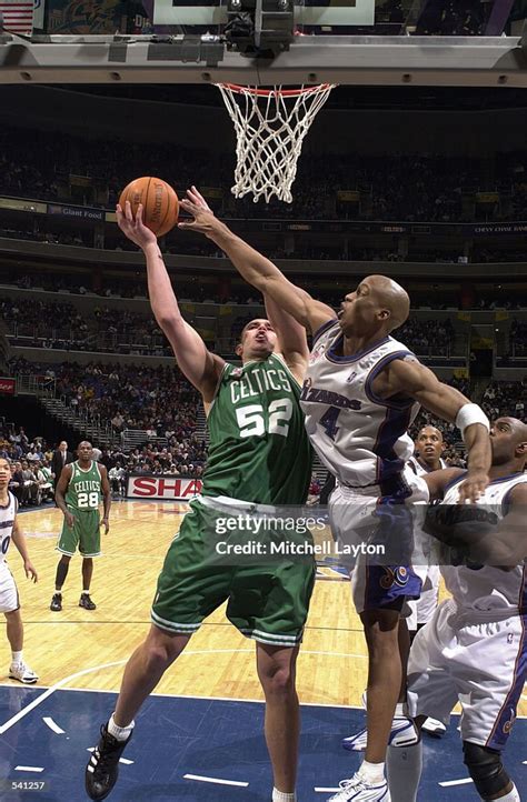 Forward Vitaly Potapenko Of The Boston Celtics Shoots Over Forward