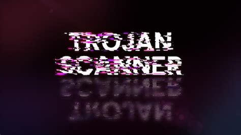 Premium Photo Trojan Scanner Text With Screen Effects Of