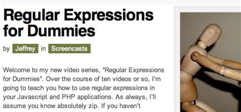 Essential Guide To Regular Expressions Tools And Tutorials Smashing Magazine