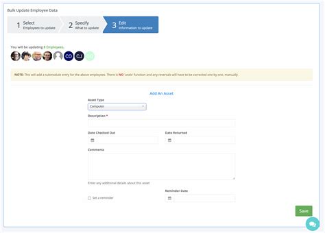 bulk updates to employee records hr partner knowledge base