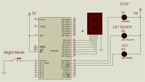 Traffic Signal Controller With Night Mode