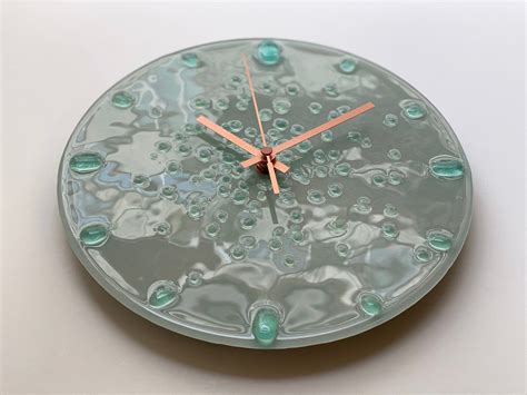 Large Recycled Clock Wall Decor Contemporary Wall Clock Etsy
