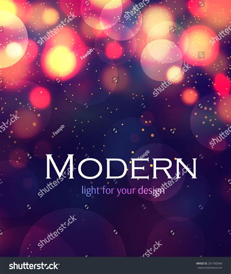 Colorful Bokeh Background Vector Illustration Stock Vector Royalty