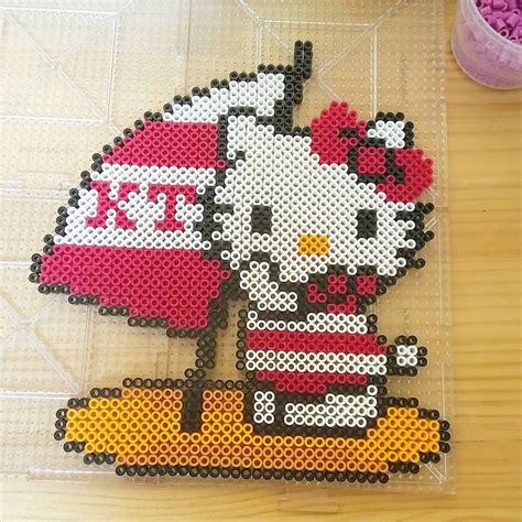 Hello Kitty Perler Beads By Joyeuny Hello Kitty Hello Kitty