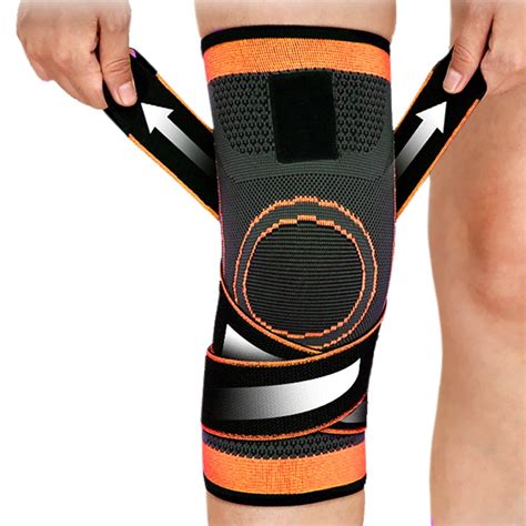 Ортеза Jetitude С презрамки Еластична Регулируема 1 брой Оранжев Черен Размер M Emag Bg