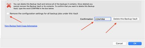 How To Delete A Backup Vault CyberFortress Support