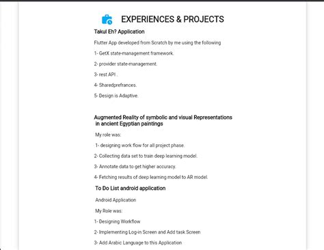 Github Waeltarek162 Cv Application In Flutter It Is My Cv As Flutter Application You Can Edit
