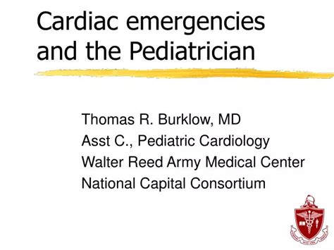 Ppt Cardiac Emergencies And The Pediatrician Powerpoint Presentation