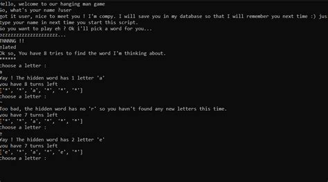 Hanged Man In Python With Source Code Source Code Projects