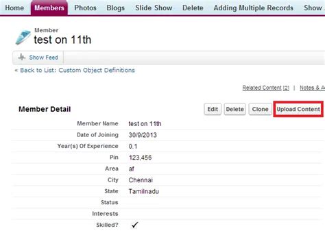 Uploading Crm Content From Local Drive Using Apex In Salesforce