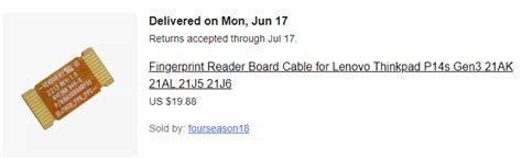T14 Gen 4 Additional Fingerprint Not Working R Thinkpad