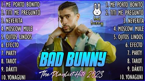 Bad Bunny Mix Exitos 2023 Grandes Exitos De Bad Bunny Canciones De