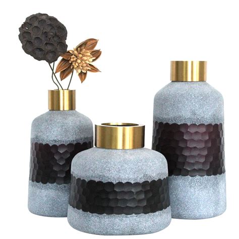 The Original Color Material Hand Cut Glass Glass Flower Tabletop Vases