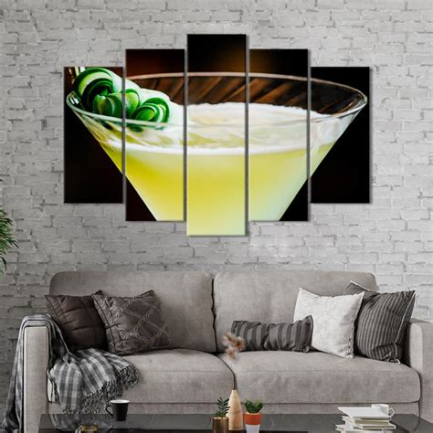 ᐉ Настінний декор Смачний коктейль ананасовий мартіні 112x68 см A509 5 • Краща ціна в Києві