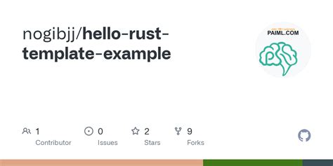 Github Nogibjj Hello Rust Template Example