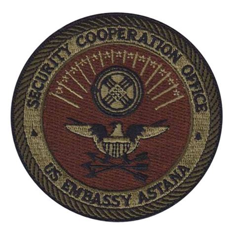 Sco Us Embassy Astana Patch Security Cooperation Office Us Embassy