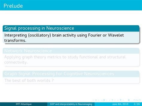 Graph Signal Processing An Interpretable Framework To Link Neurocognitive Architectures With